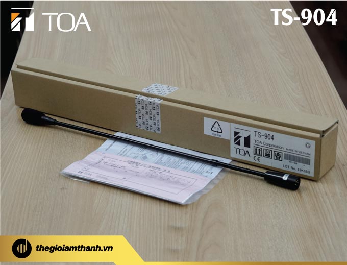 Cần micro loại dài TOA TS-904 độ nhạy -37 dB - thegioiamthanh.vn
